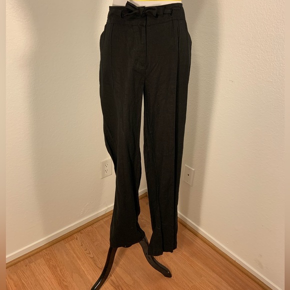 George | Pants & Jumpsuits | Nwt George Black Linenrayon Pants Size ...